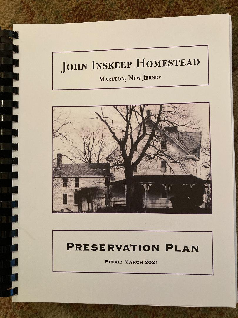 John Inskeep Homestead Moving Forward